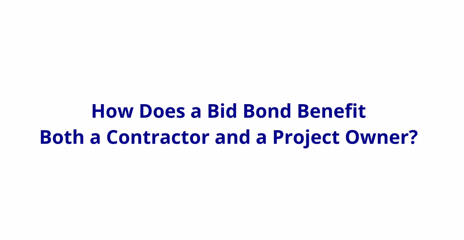 Ask The Surety Pro - Joe Catania on How a Bid Bond Benefits Both Project Owners & Contractors